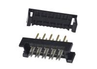 China Male Header 10 Pin Idc Female Connector Gold / Tin Plating Contact Materials for sale