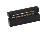 China IDC Insulation Displacement Connector 16 Pin Female Heade Connector 30m Ohm for sale