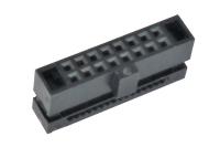 China IDC Insulation Displacement Connector 16 Pin Female Heade Connector 30m Ohm for sale
