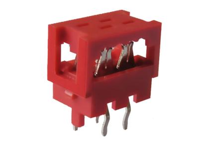 China 1.27 Mm Pitch IDC Connector 4 Pin Male Header Wire To Board IDC Socket for sale