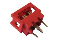 China 1.27 Mm Pitch IDC Connector 4 Pin Male Header Wire To Board IDC Socket for sale