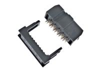 China Black IDC Connector 2.54mm Female Header Computer Ribbon Cable Connectors for sale