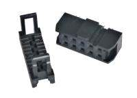 China Black IDC Connector 2.54mm Female Header Computer Ribbon Cable Connectors for sale