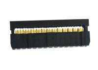 China Dual Row Insulation Displacement Wire Connectors 26 Pin Idc Female Connector for sale