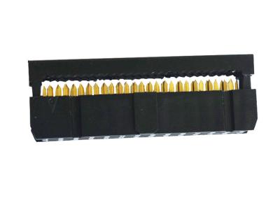 China Dual Row Insulation Displacement Wire Connectors 26 Pin Idc Female Connector for sale