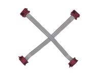 China UL2651 28AWG 1.27 Mm Pitch Ribbon Cable PA6T PA9T LCP Insulator Material for sale