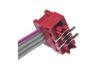China UL2651 28AWG 1.27 Mm Pitch Ribbon Cable PA6T PA9T LCP Insulator Material for sale