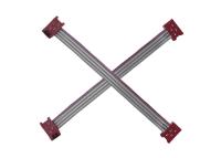 China UL2651 28AWG 1.27 Mm Pitch Ribbon Cable PA6T PA9T LCP Insulator Material for sale