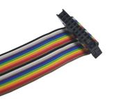 China Electronic Colour IDC Flat Cable Assembly 2.0mm Pitch 20 Pin IDC Socket for sale