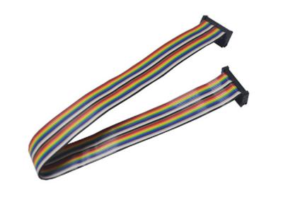China Electronic Colour IDC Flat Cable Assembly 2.0mm Pitch 20 Pin IDC Socket for sale