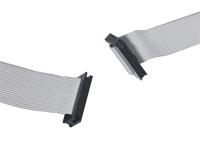 China Dual Idc Cable Assembly 20 Pin IDC Socket Shielded 2mm Pitch Ribbon Cable for sale