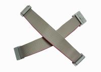 China Grey IDC Flat Cable Assemblies Match Connector 2.54mm 40 Pin Variable Length for sale