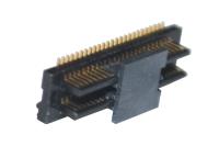 China 0.5A DIP BTB Connector 50 Pin Gold Plate PA6T PA9T LCP Insulator Material for sale