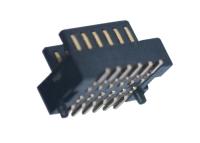 China Black H2.0 Mm Surface Mount 2*6 Pin Board To Board Connector 0.8Mm Pitch Male SMT Type for sale
