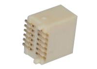China Vertical Mount Smt BTB Connector Brass Contact Male Header Connector 180° for sale