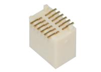 China Vertical Mount Smt BTB Connector Brass Contact Male Header Connector 180° for sale