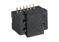 China PA9T LCP H4.0 Mm Board To Board Connectors 0.8Mm Pitch Female Header 2*6P SMT Type for sale