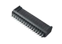 China 2.54mm 32 Pin Board To Board Connector Soldering Pin Male Header Black for sale