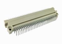 China Brass DIN 41612 Connector Pcb Right Angle Connector 2.54 Mm Pitch Header for sale