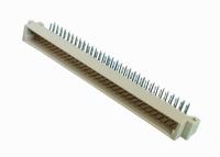 China Male DIN 41612 Pcb Pin Connector 2X32 Pin Right Angle Type Beige Color for sale