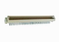 China Male DIN 41612 Pcb Pin Connector 2X32 Pin Right Angle Type Beige Color for sale