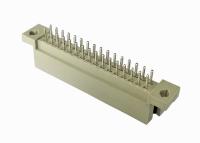 China Straight DIN 41612 Connector Pcb Male Header 180 Degree Gold / Tin Over Nickel for sale