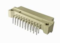 China DIN 41612 Double Row Pin Header Connector 10 Pin Male Right Angle Pcb Header for sale
