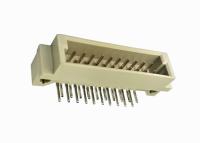 China DIN 41612 Double Row Pin Header Connector 10 Pin Male Right Angle Pcb Header for sale