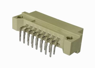 China 2x8 Pin Header 2.54 Mm Male Right Angle DIN 41612 Double Row 90 Degree for sale