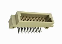 China 2x8 Pin Header 2.54 Mm Male Right Angle DIN 41612 Double Row 90 Degree for sale
