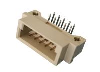 China Female Straight 2x5 Pin Header DIN 41612 180 Degre Double Row For PCB Board for sale