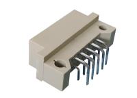 China Female Straight 2x5 Pin Header DIN 41612 180 Degre Double Row For PCB Board for sale