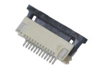 China Vertical 12 Pin FFC FPC Connector 0.5mm For Flexible Printed Circuit Board for sale