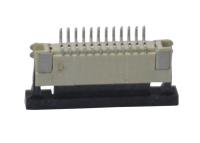 China Vertical 12 Pin FFC FPC Connector 0.5mm For Flexible Printed Circuit Board for sale