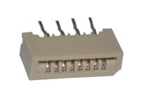 China Straight Type FFC FPC Connector 1mm Pitch 18 Pin Metal Brass Contact Material for sale