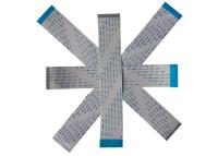 China 0.5mm FPC Ribbon Cable Flexible Flat FFC Ribbon Cable  A B Type Connector for sale