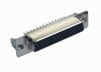 China 44 Pin D Type Female Connector Double Row PBT Material ISO9001 Approved for sale