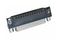 China Black 25 Pin DB D Type Connector Solder DP Socket DR Female Straight Type for sale