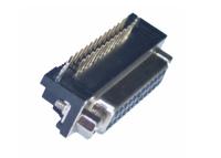 China Black 25 Pin DB D Type Connector Solder DP Socket DR Female Straight Type for sale