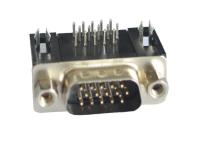 China Customized 15 Pin DB D SUB Connector Male Straight Max Contact Resistance for sale
