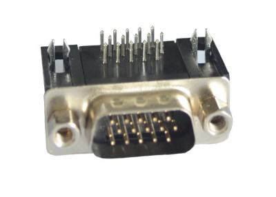China Customized 15 Pin DB D SUB Connector Male Straight Max Contact Resistance for sale