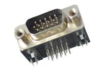 China Customized 15 Pin DB D SUB Connector Male Straight Max Contact Resistance for sale