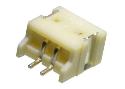 China Single Row Wafer Connector 2 Pin Terminal Housing Connector White Colour for sale