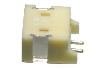 China Single Row Wafer Connector 2 Pin Terminal Housing Connector White Colour for sale