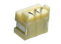 China Single Row Wafer Connector 2 Pin Terminal Housing Connector White Colour for sale