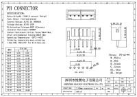 China 2.0 Mm Pitch Right Angle Header Connector Female PA6T Insulator Material for sale