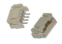 China Horizontal Wafer Connector Housing PA66 2.0mm Pitch Through Hole Mounting for sale
