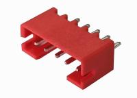 China Pressure Welding Right Angle Female Header 2.0mm 5 Pin For PCB Board Red for sale