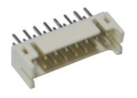 China Double Row PBT Bar Wafer Connector , Brass Contact 16 Pin Female Header for sale