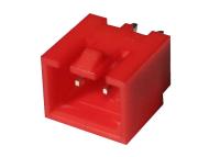 China Red Straight Wafer Connector 2.0mm Pitch Coppy Alloy Contact UL Certification for sale